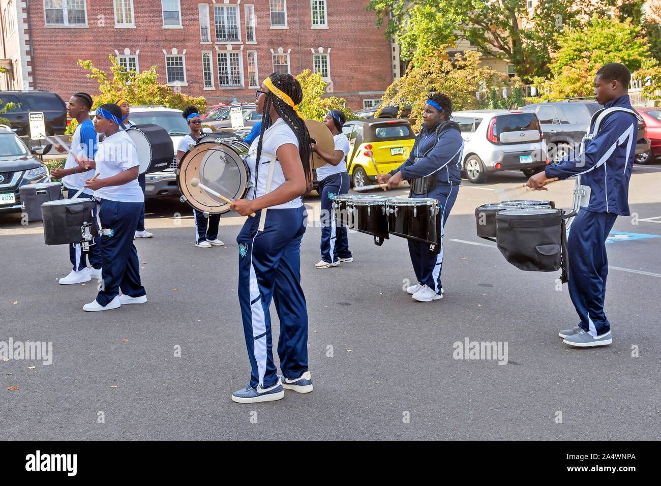 The Yale Precision Marching Band, New Haven, Connecticut, USA Stock ...