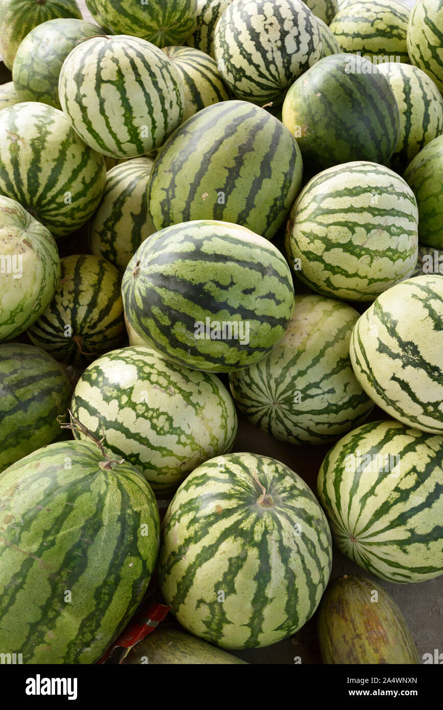 Watermelons seller hi-res stock photography and images - Alamy