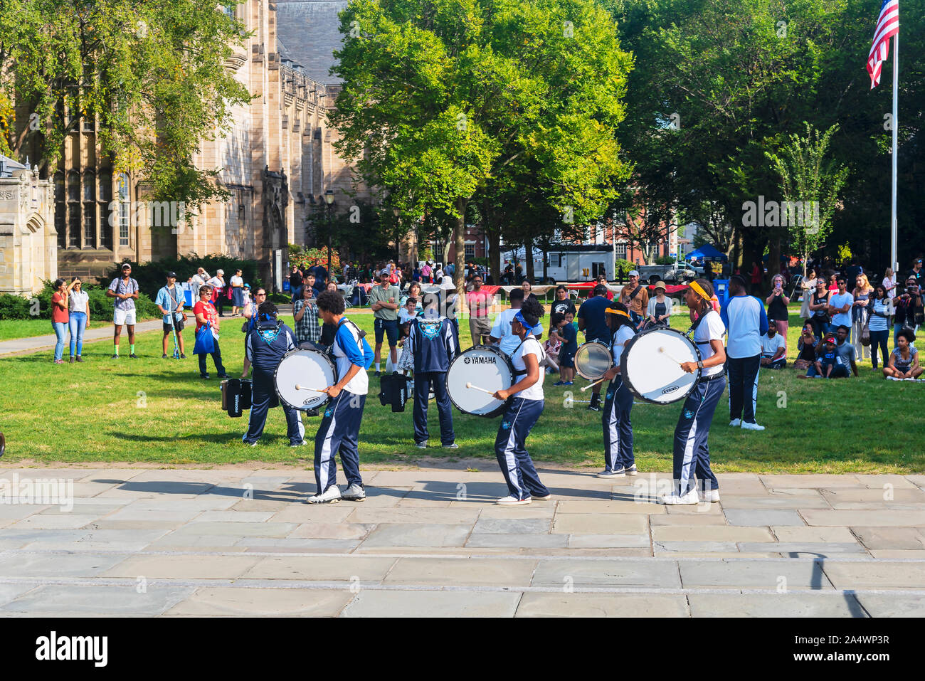 The Yale Precision Marching Band, New Haven, Connecticut, USA Stock ...