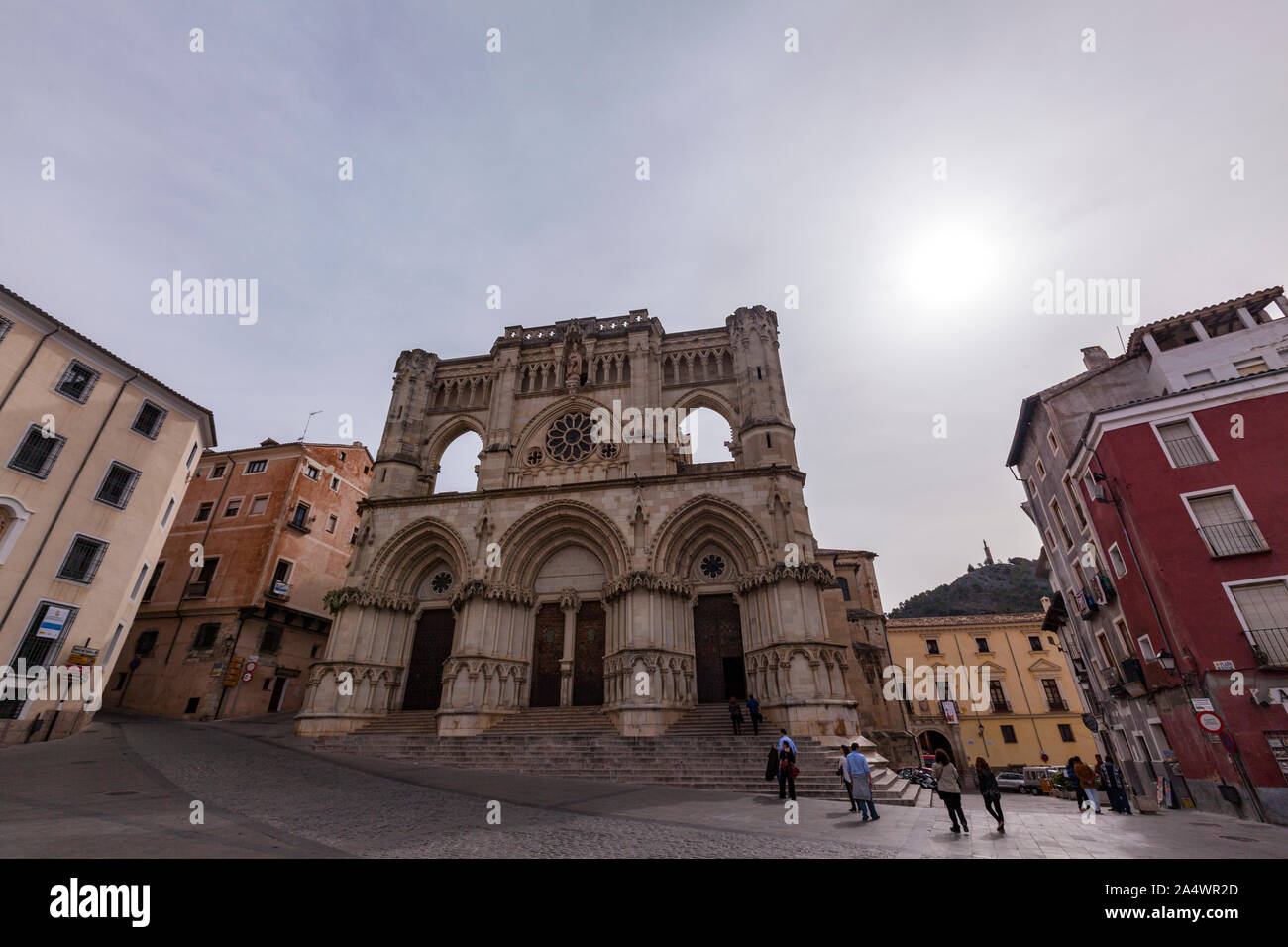 Historic walled town of cuenca unesco world heritage site hi-res stock ...
