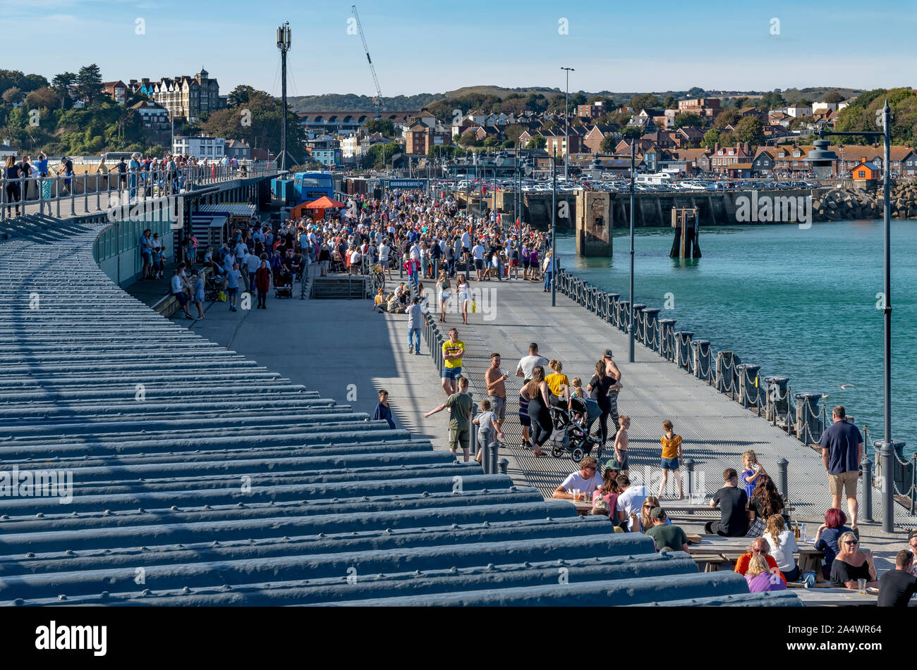 Folkestone Harbour Arm. Originally the port for the Boat Train to ...