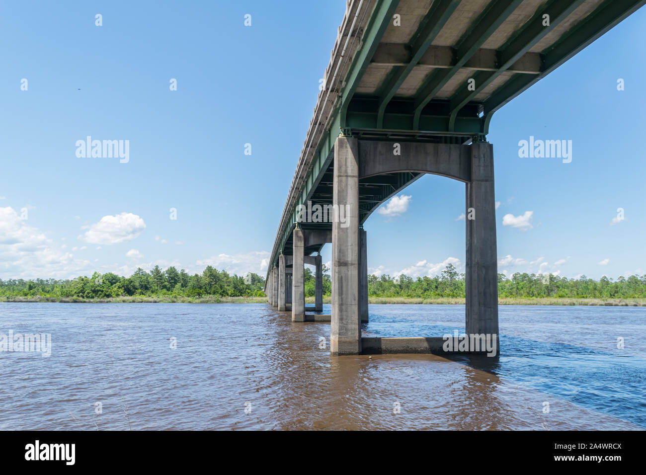 Rustic old bridge in Southern USA Stock Photo - Alamy