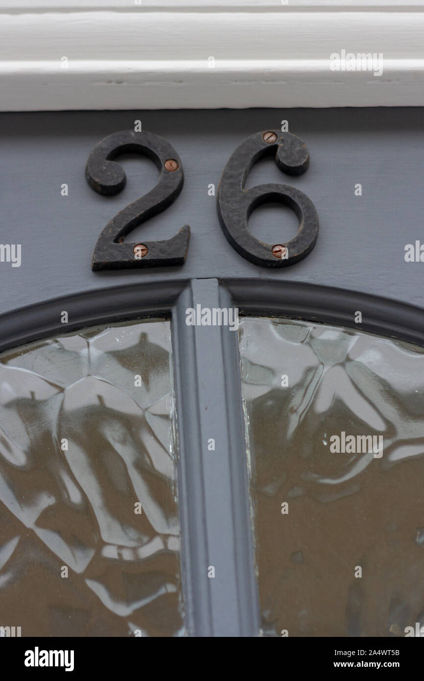 Number 26 door hi-res stock photography and images - Alamy