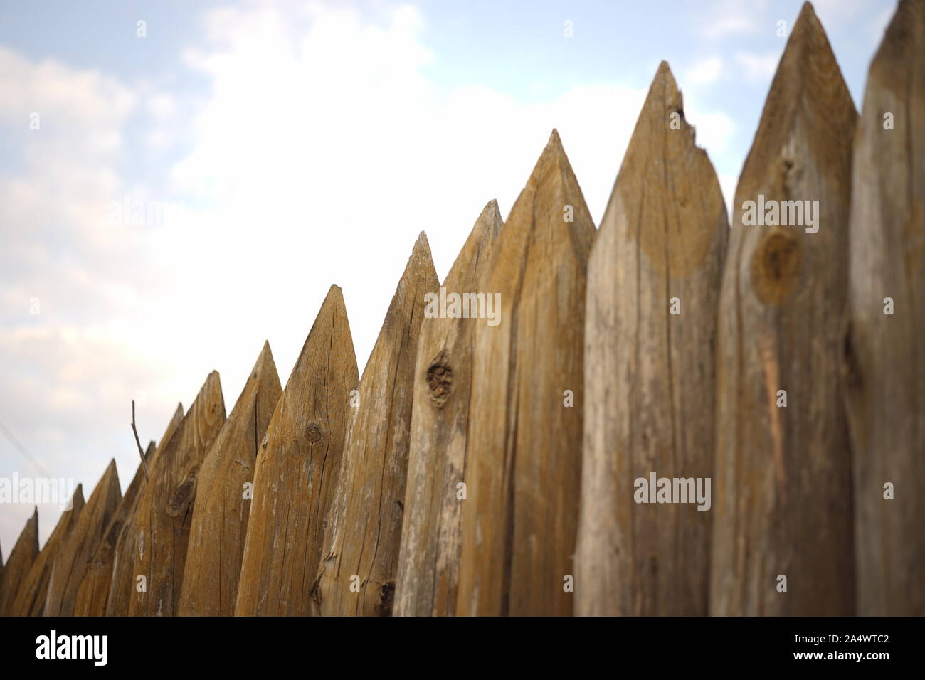Sharpened fence hi-res stock photography and images - Alamy