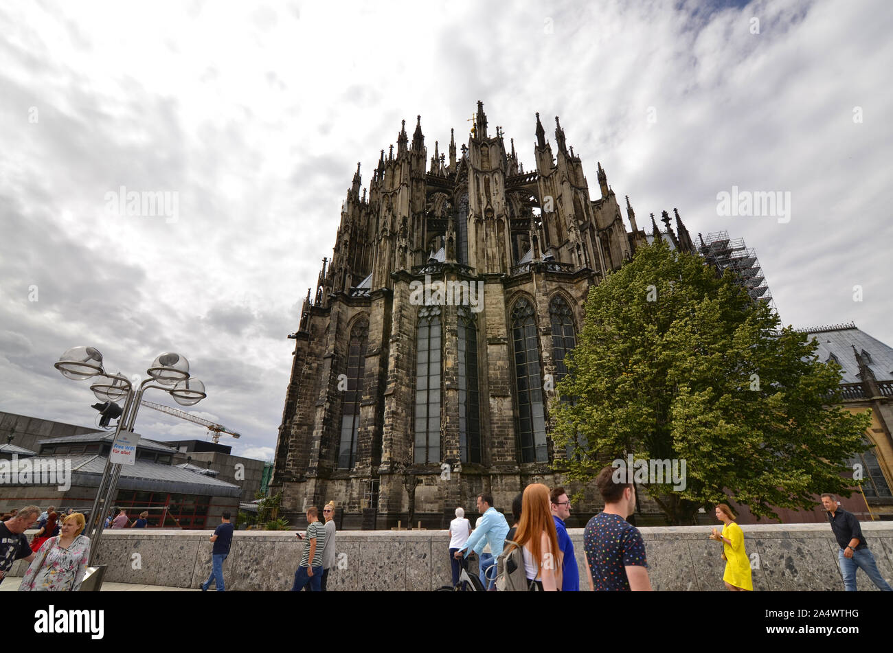 Cologne cathedral in the back hi-res stock photography and images - Alamy