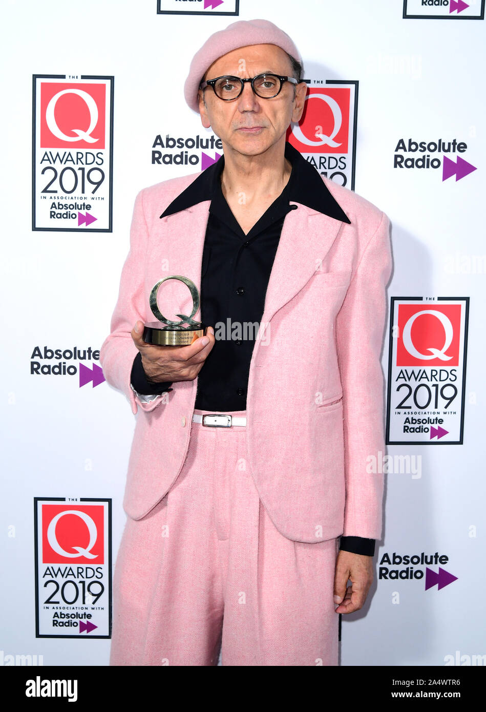 Kevin Rowland with the Q Classic Songwriter award during the Q Awards ...