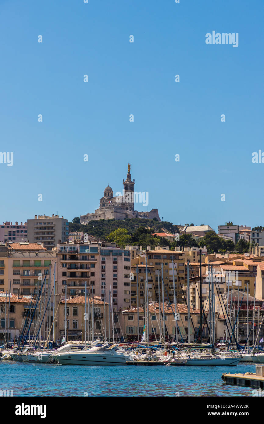 Top view marseille french city hi-res stock photography and images - Alamy