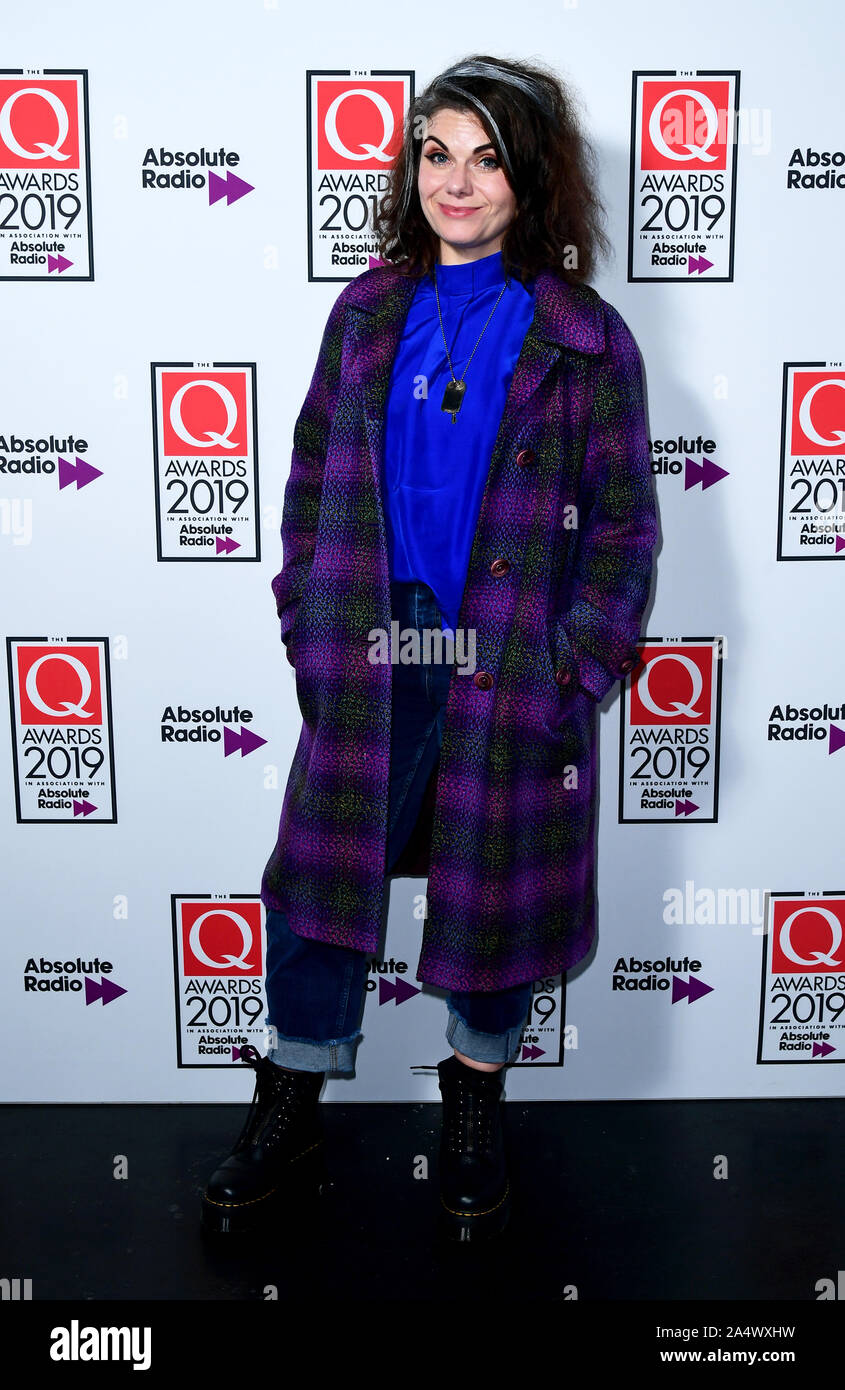 Caitlin Moran during the Q Awards 2019 in association with Absolute ...