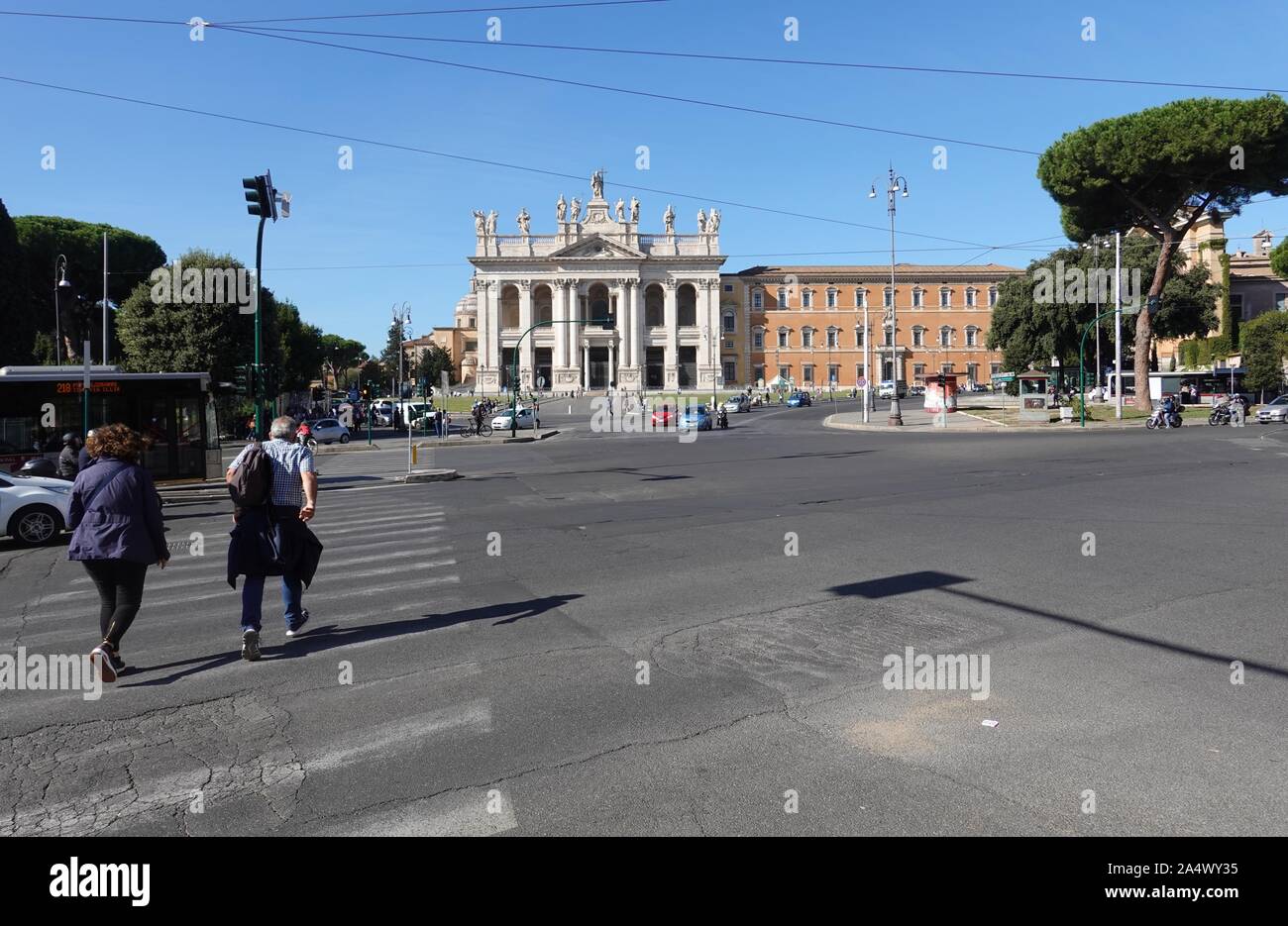 St john in lateran square hi-res stock photography and images - Alamy