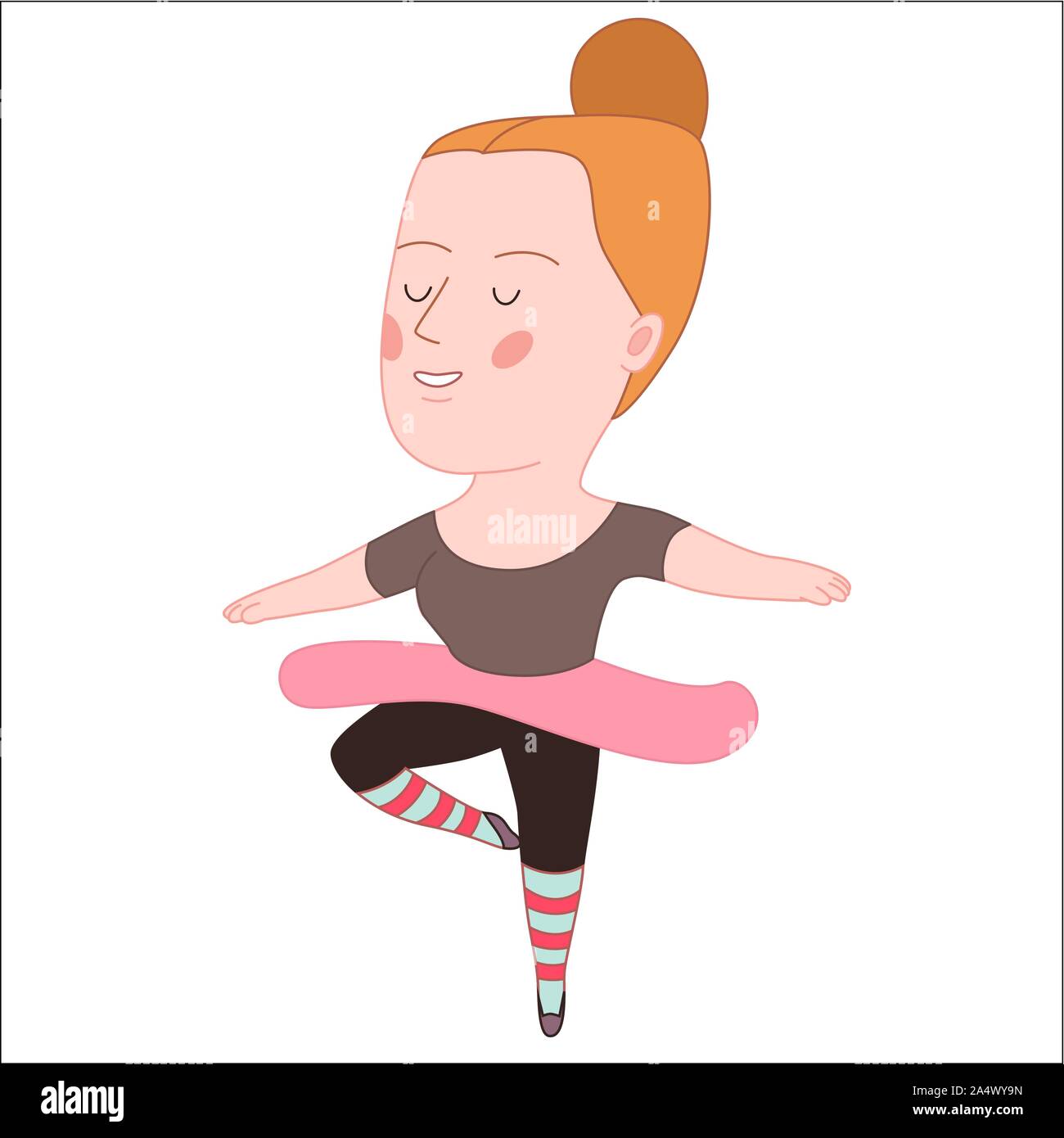 Dancer cartoon hi-res stock photography and images - Alamy