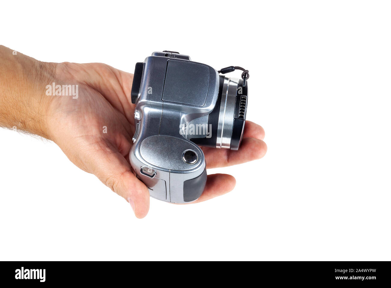 Analog compact camera on Cut Out Stock Images & Pictures - Alamy