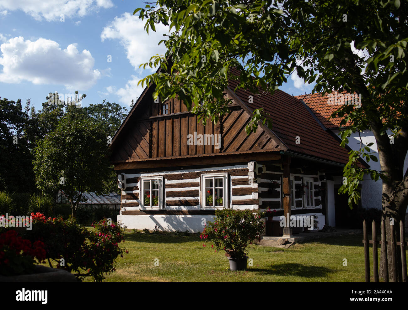Czech wooden cottage hi-res stock photography and images - Alamy