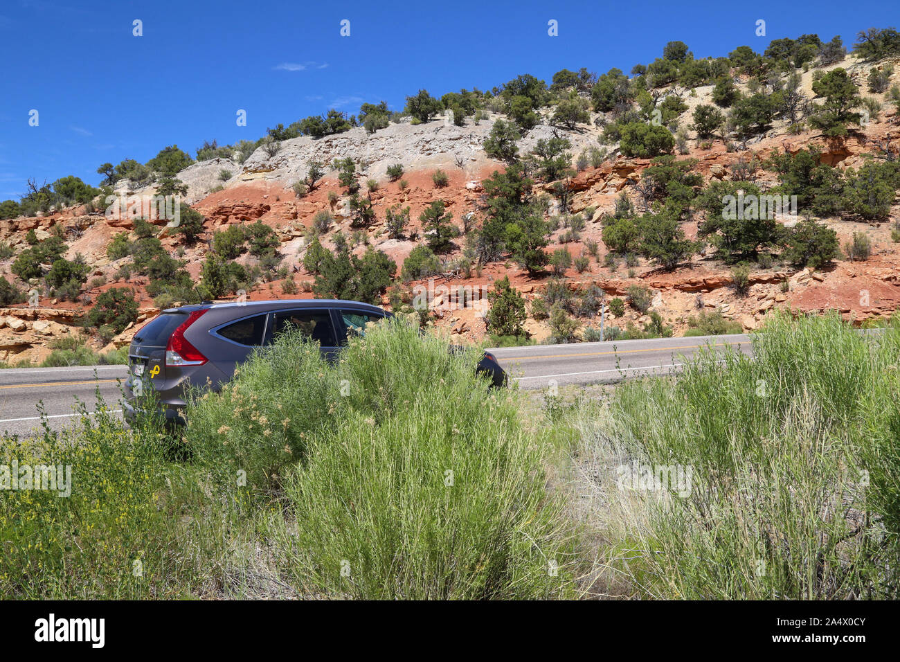 Roadside scene on Utah's Scenic Byway 12 Stock Photo - Alamy