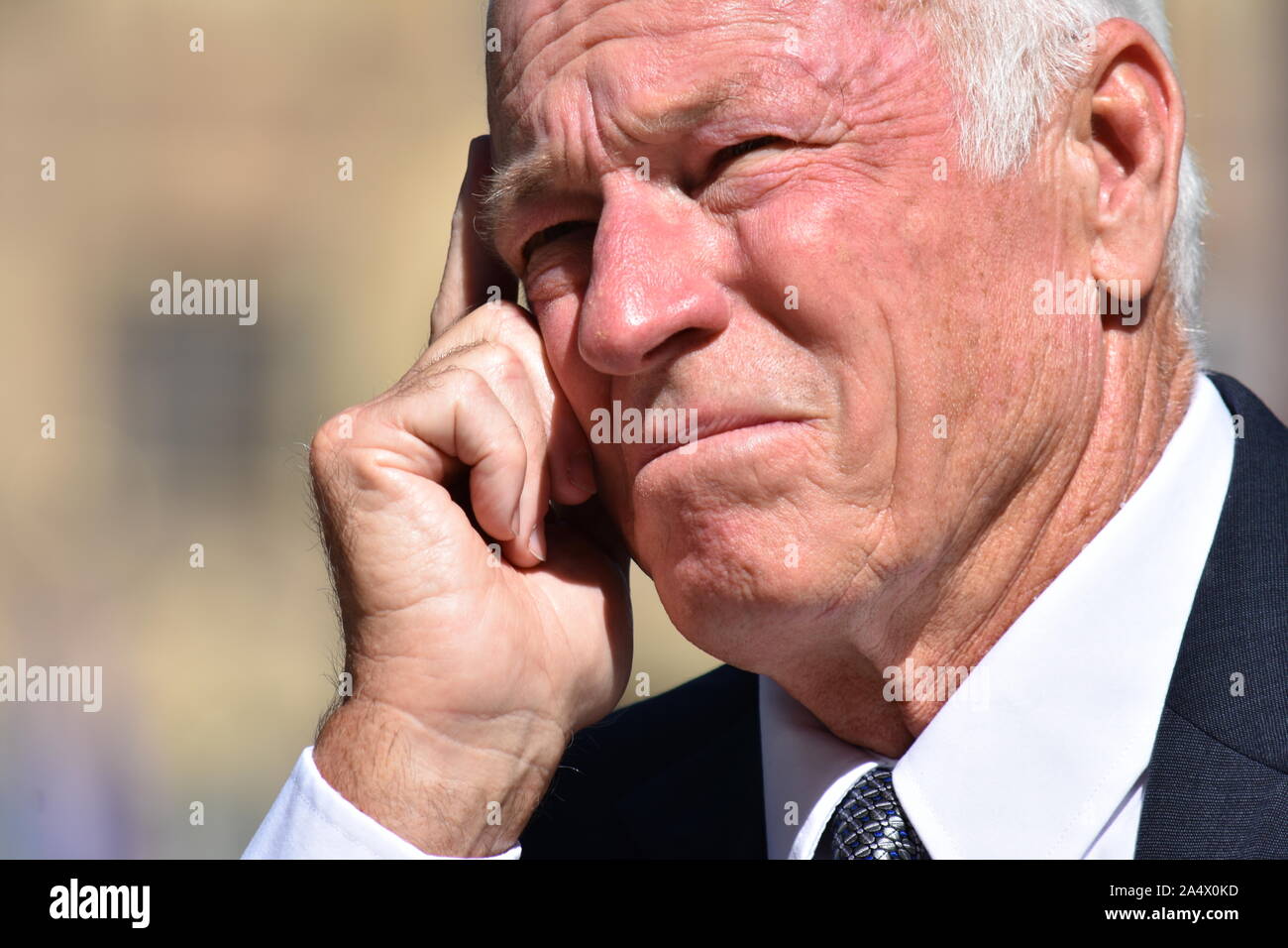 Business Man Deciding Stock Photo - Alamy