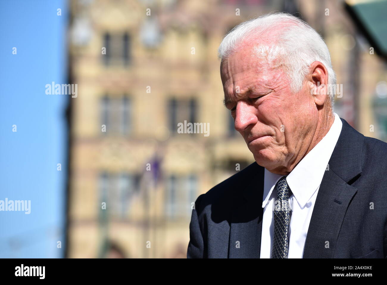Sad Senior Business Executive Stock Photo - Alamy