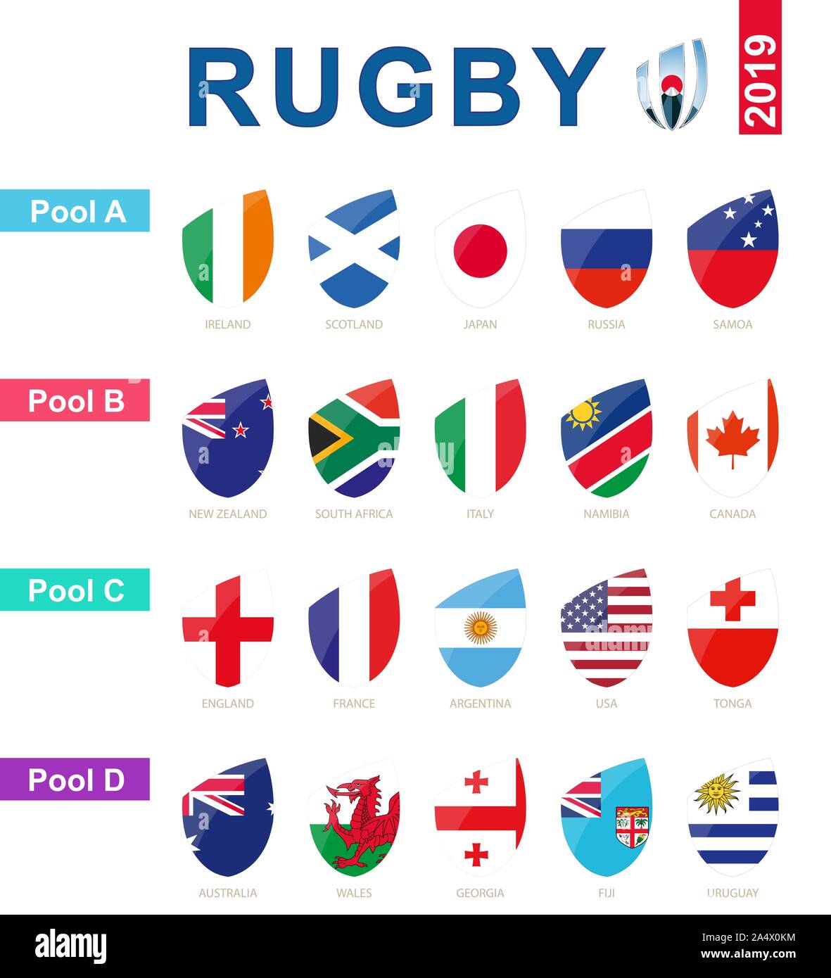 Ireland south africa rugby Stock Vector Images - Alamy