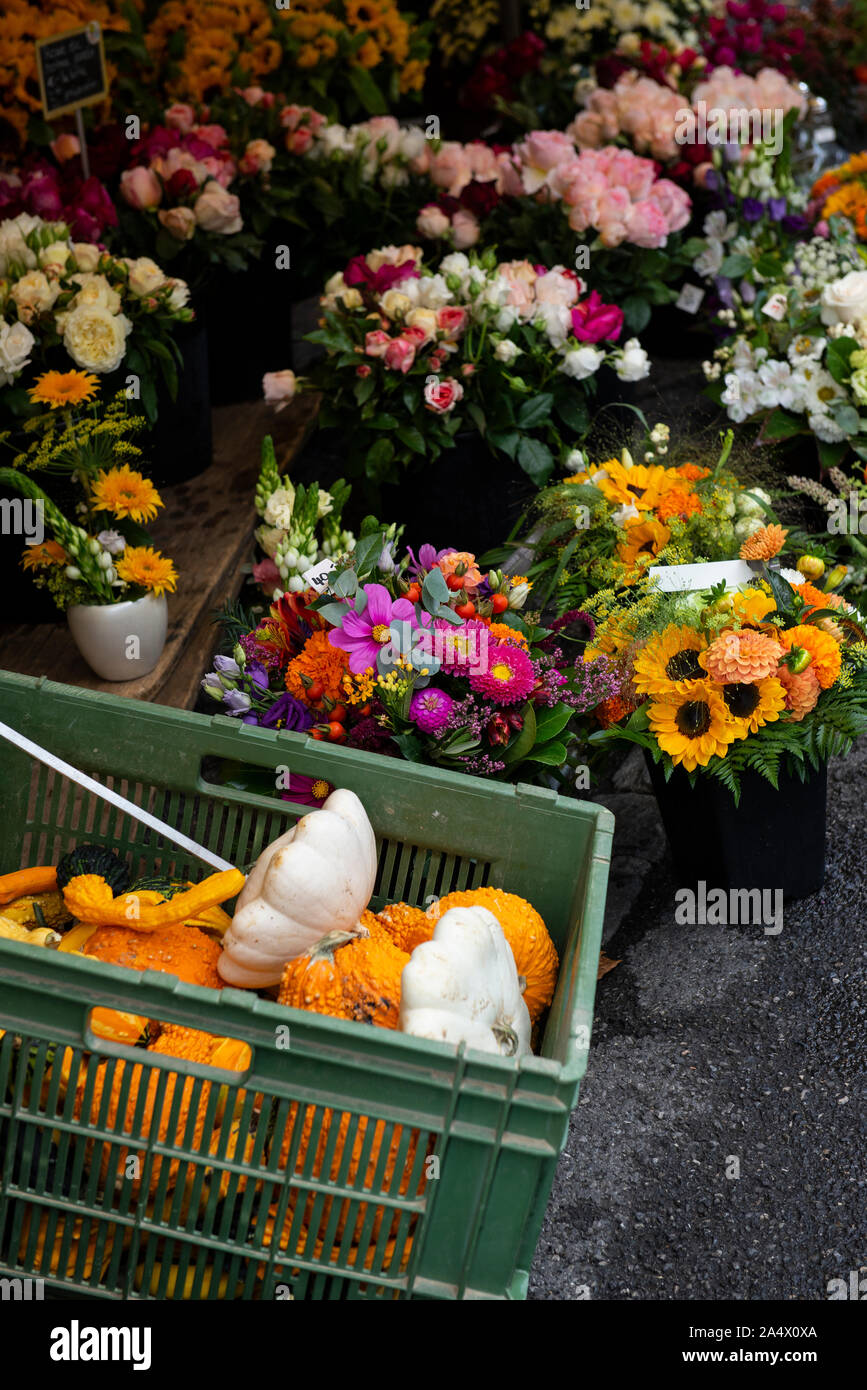 Market produce in Geneva Stock Photo - Alamy