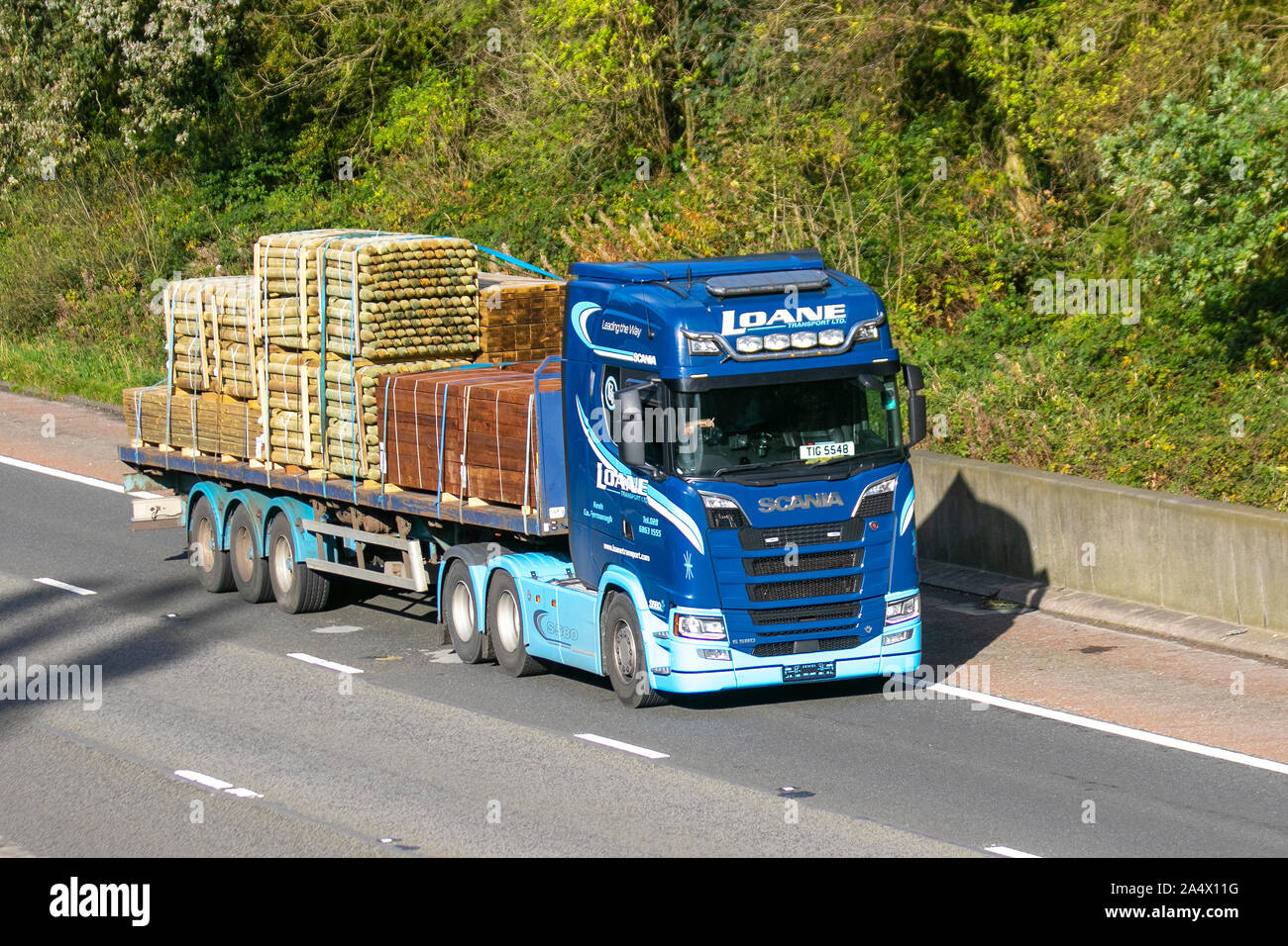 Loane Transport Ltd Ireland; Motorway heavy bulk Haulage delivery ...