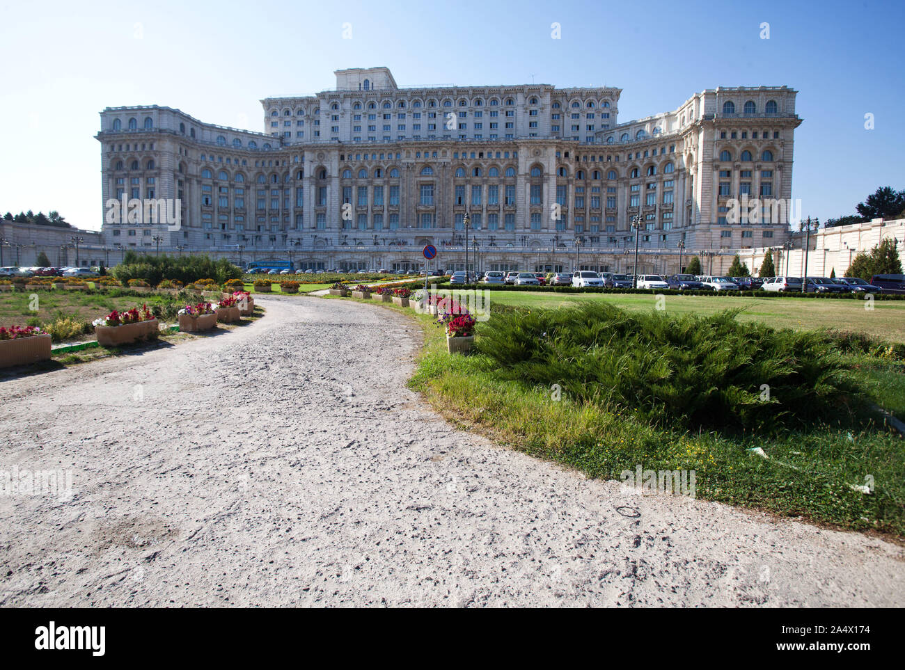 Picture from Parliament Palace in Romania's capital Bucharest. The ...