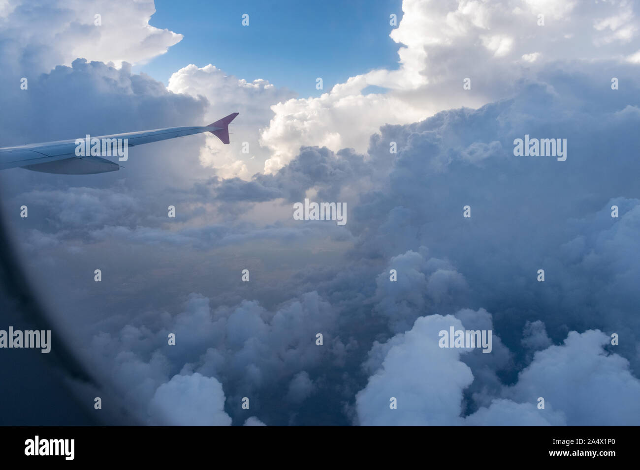 Aerial view storm clouds cumulonimbus hi-res stock photography and ...