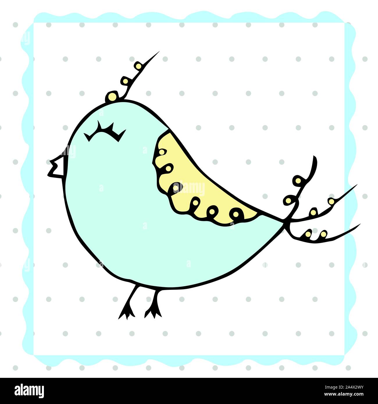 Colorful bird collection. Cute hand drawn bird doodles. Good for ...