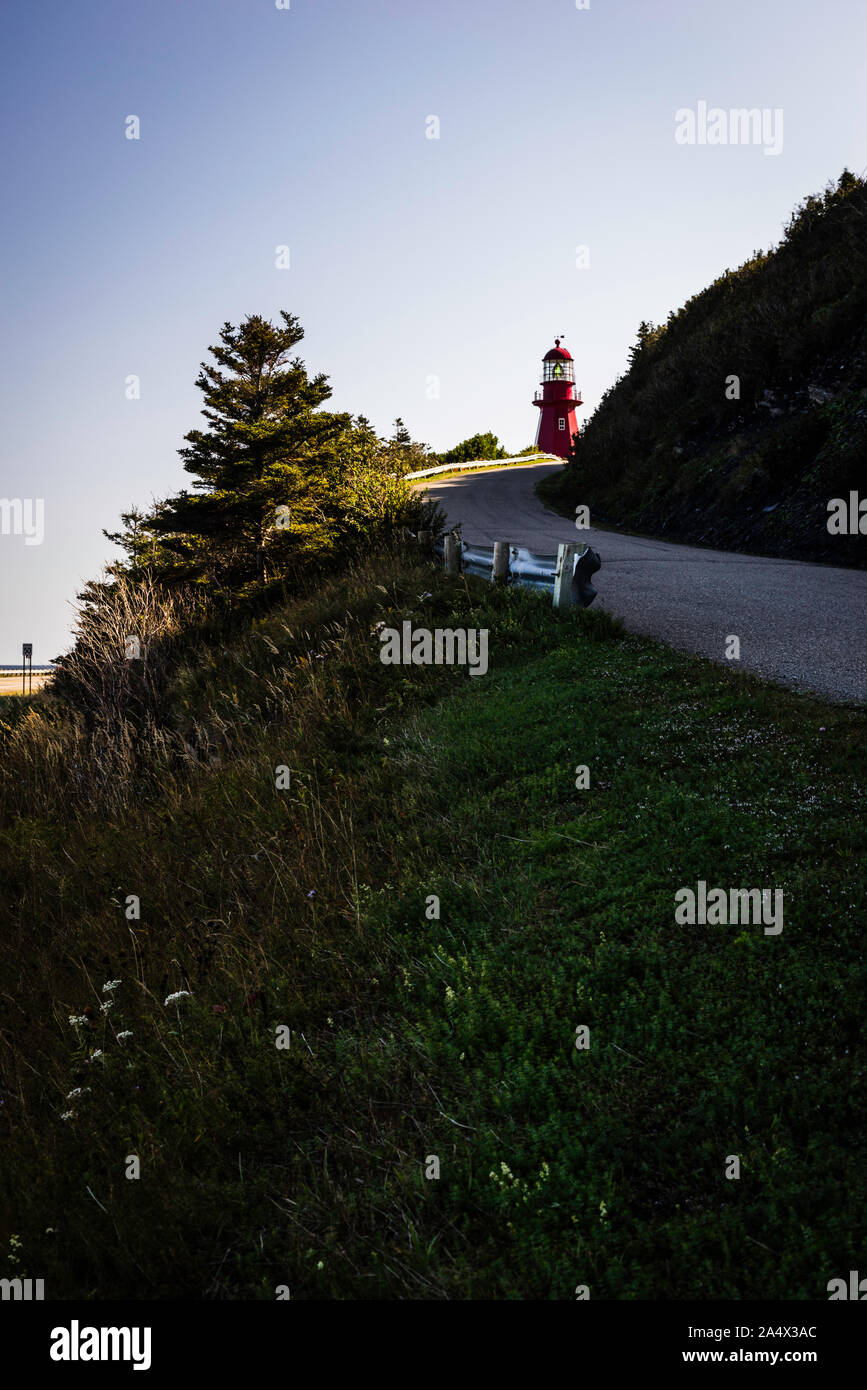 La Martre Lighthouse La Martre, Quebec, CA Stock Photo - Alamy