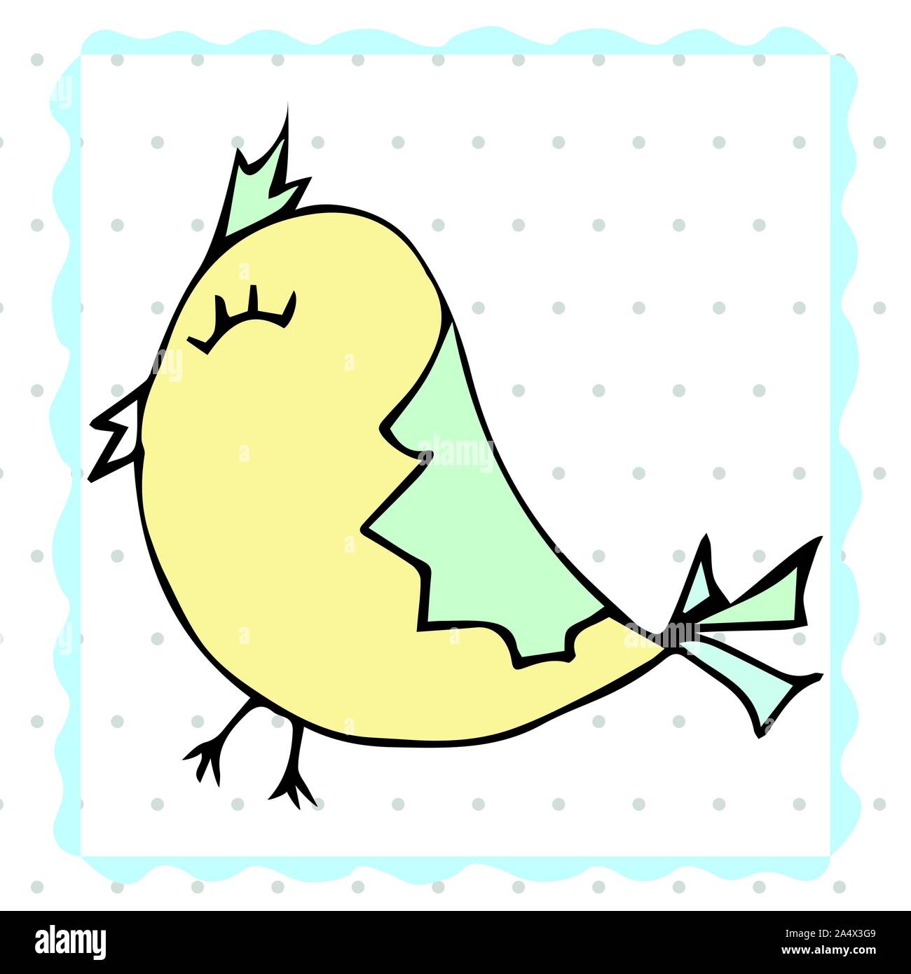 Colorful bird collection. Cute hand drawn bird doodles. Good for ...