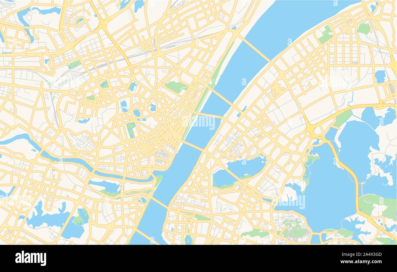 Map of wuhan china Stock Vector Images - Alamy