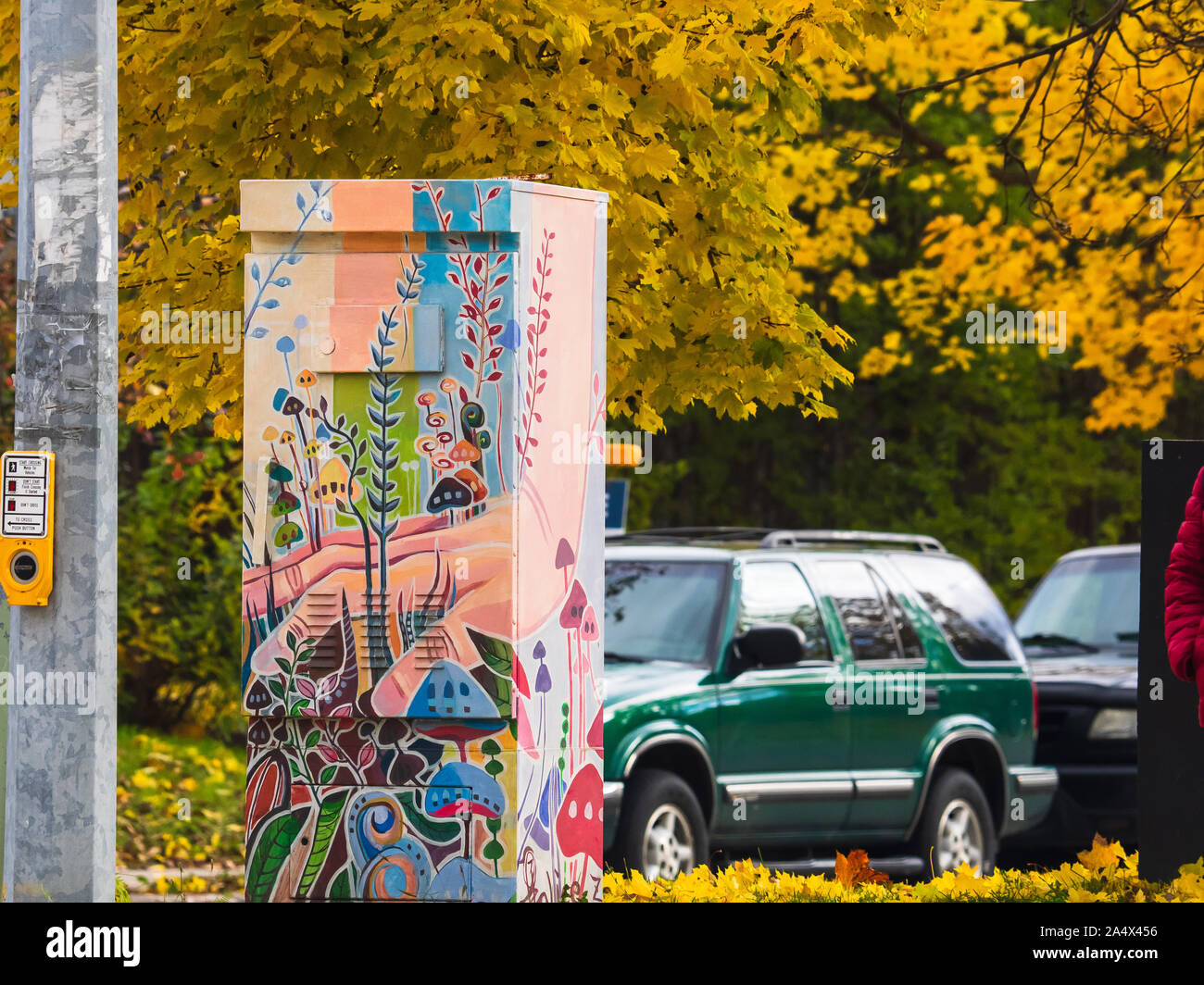 Traffic signal box painting hi-res stock photography and images - Alamy