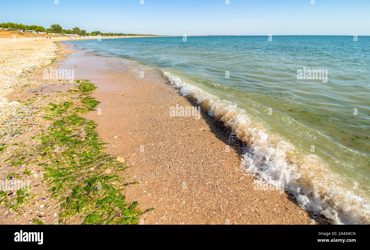 The landscape on the huge beach Stock Photo - Alamy