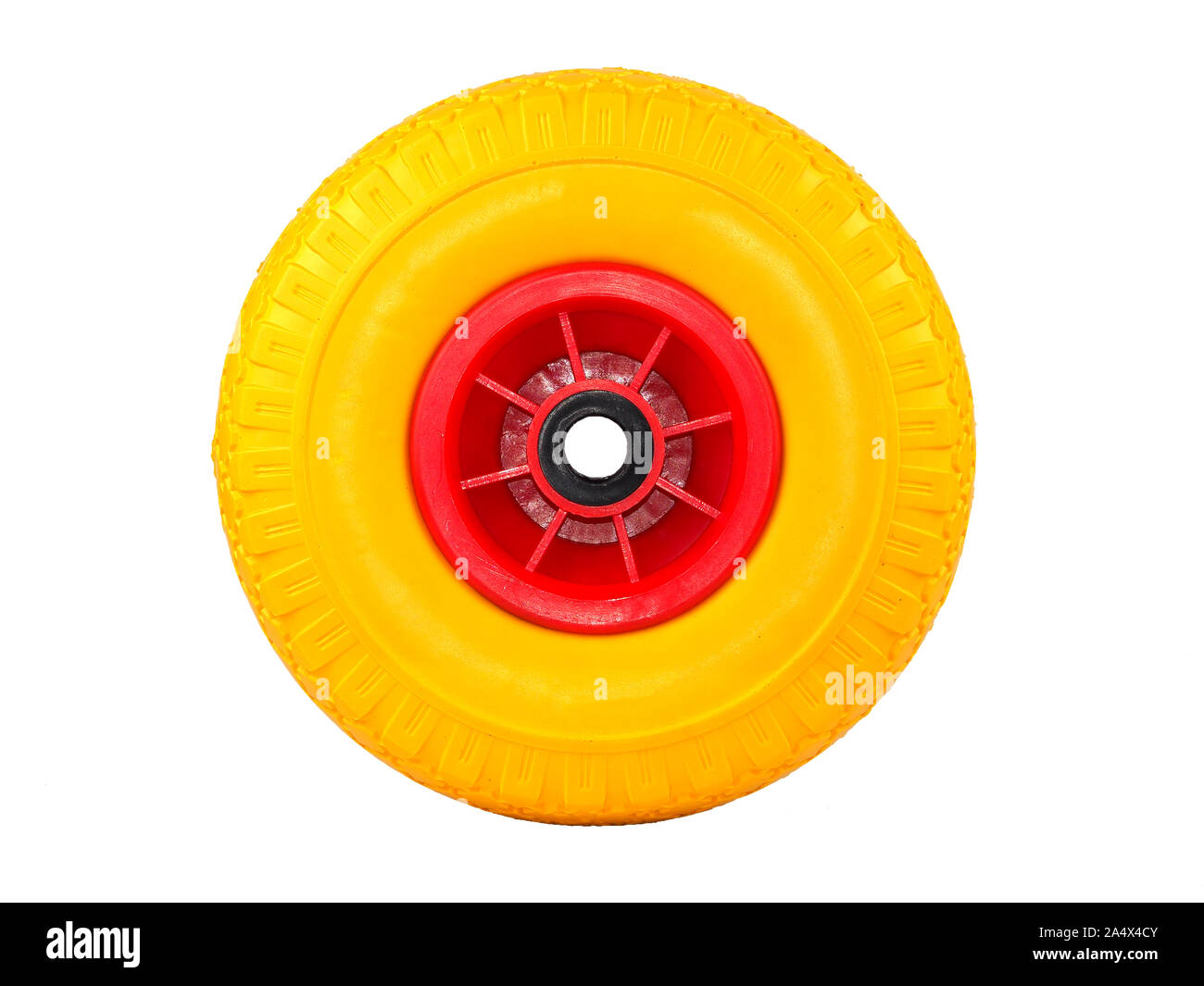 polyurethane foam wheel for trolleys Stock Photo - Alamy