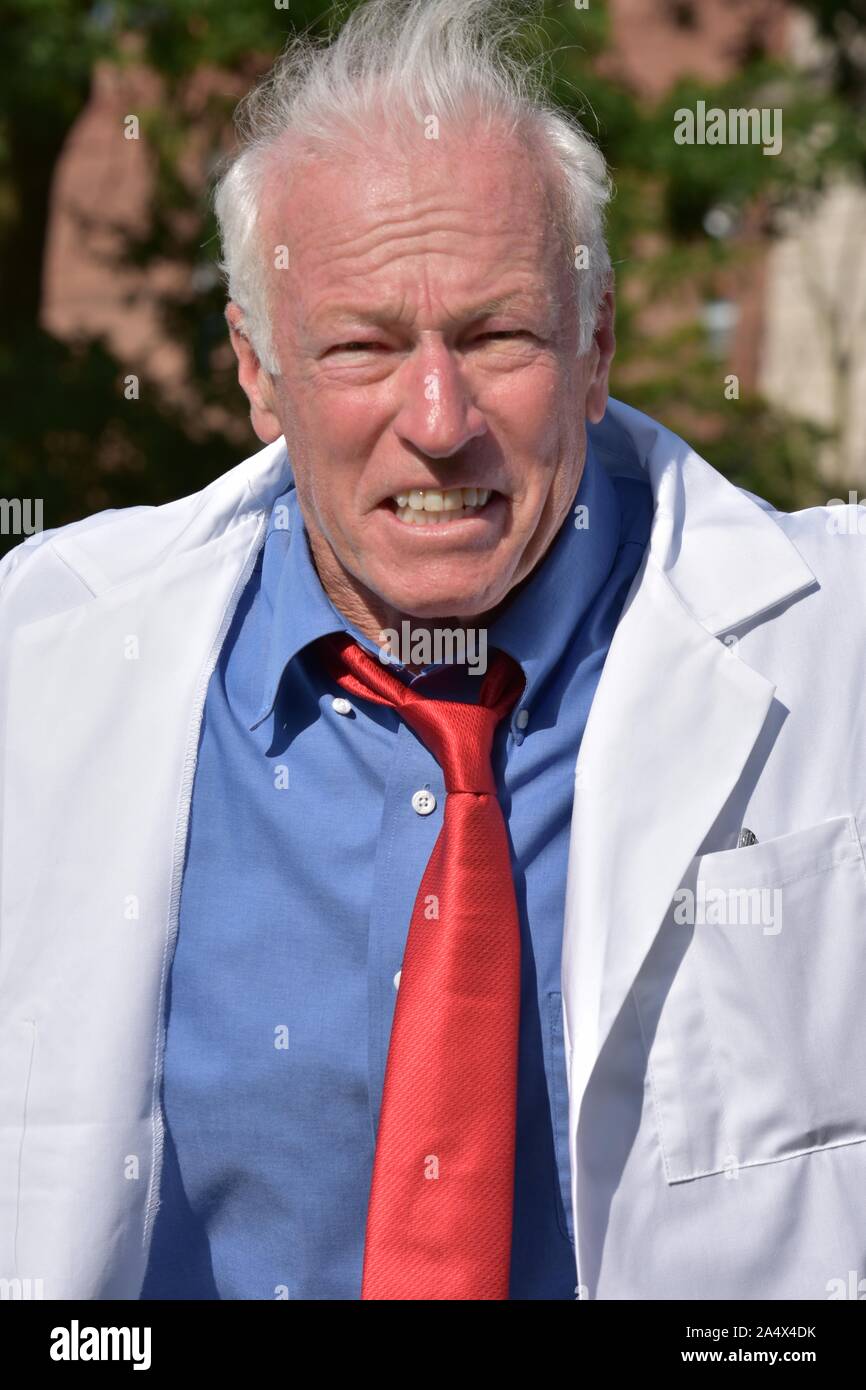 Crazy Hair Science Guy Meme