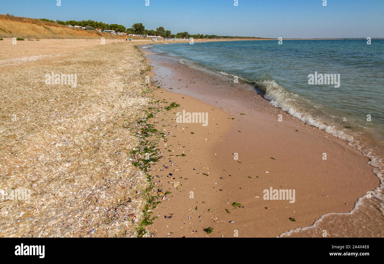 The landscape on the huge beach Stock Photo - Alamy