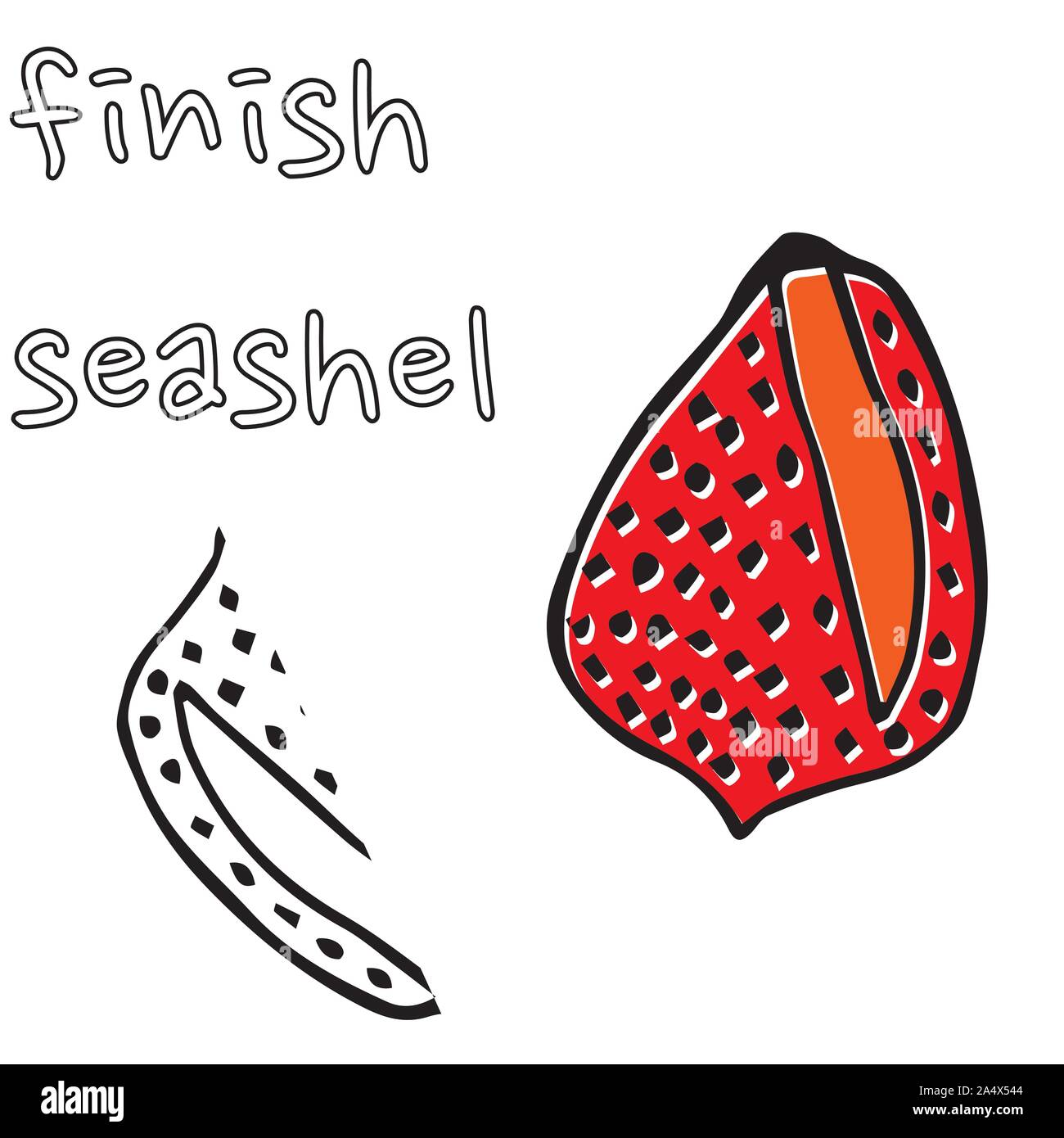 Vector underwater sea cartoon. Various seashells. Great for web page ...
