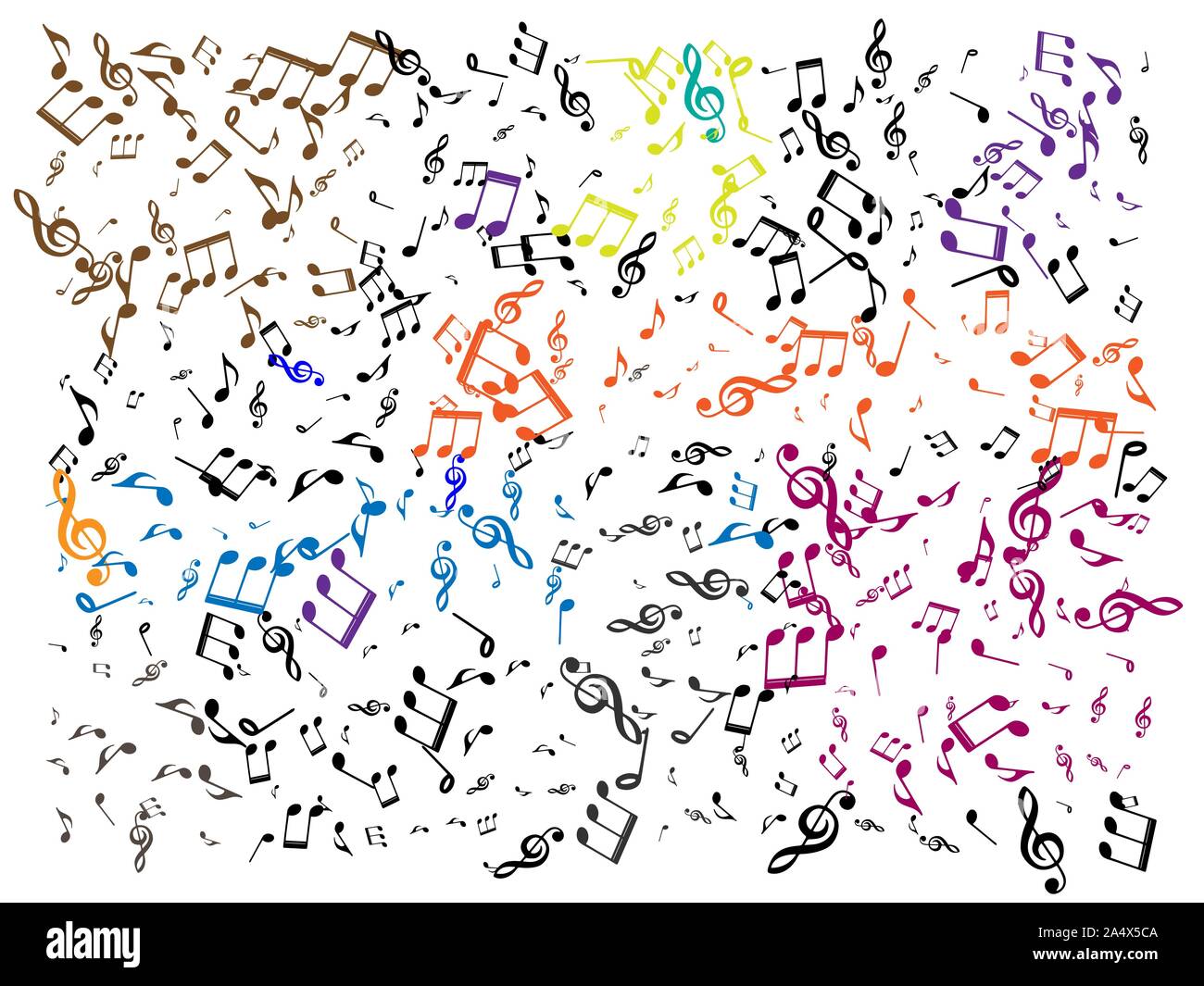 Music Notes Symbols Vector illustration eps 10 Stock Vector Image & Art ...