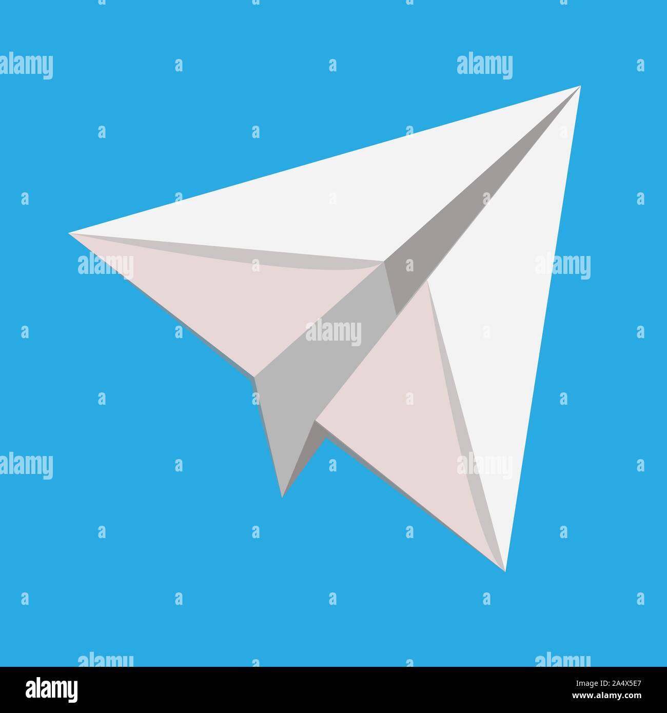Cartoon paper aeroplane Stock Vector Images - Alamy
