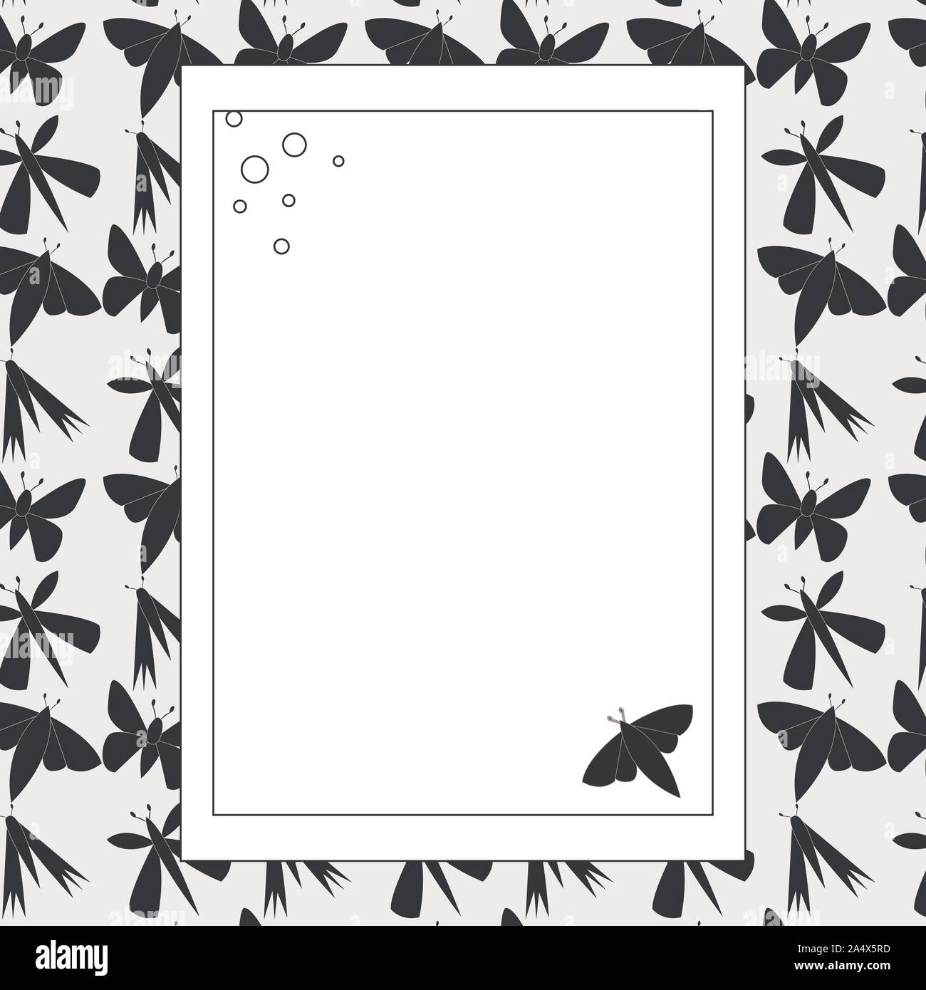 Colorful butterfly pattern for background, notebook, simple design ...