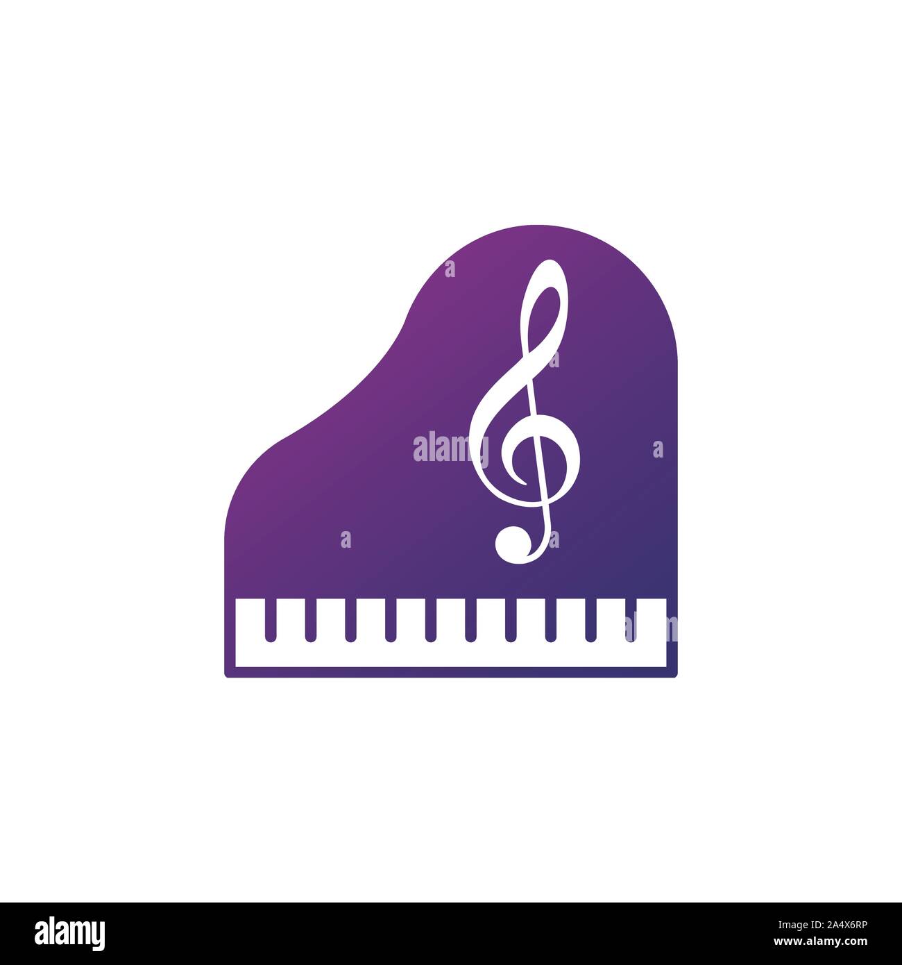 Piano melody icon vector. Piano symbol. . piano symbol logo vector ...