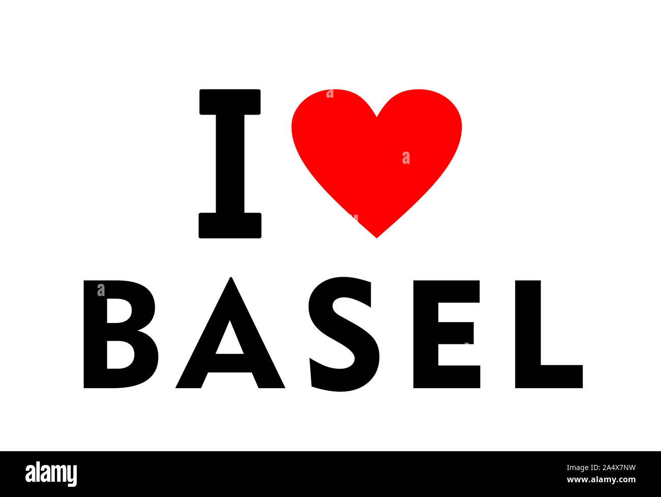 I love Basel city Switzerland country heart symbol Stock Photo - Alamy