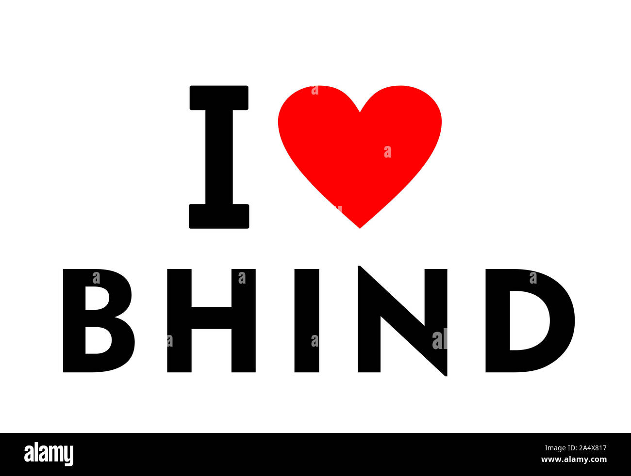 I love Bhind city India country heart symbol Stock Photo - Alamy