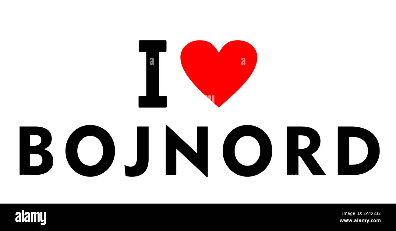 I love Bojnord city Iran country heart symbol Stock Photo - Alamy