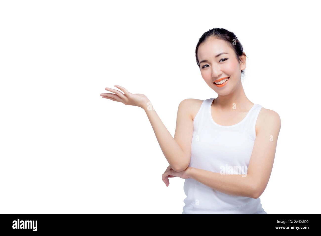 Beautiful spa model asian girl Cut Out Stock Images & Pictures - Alamy