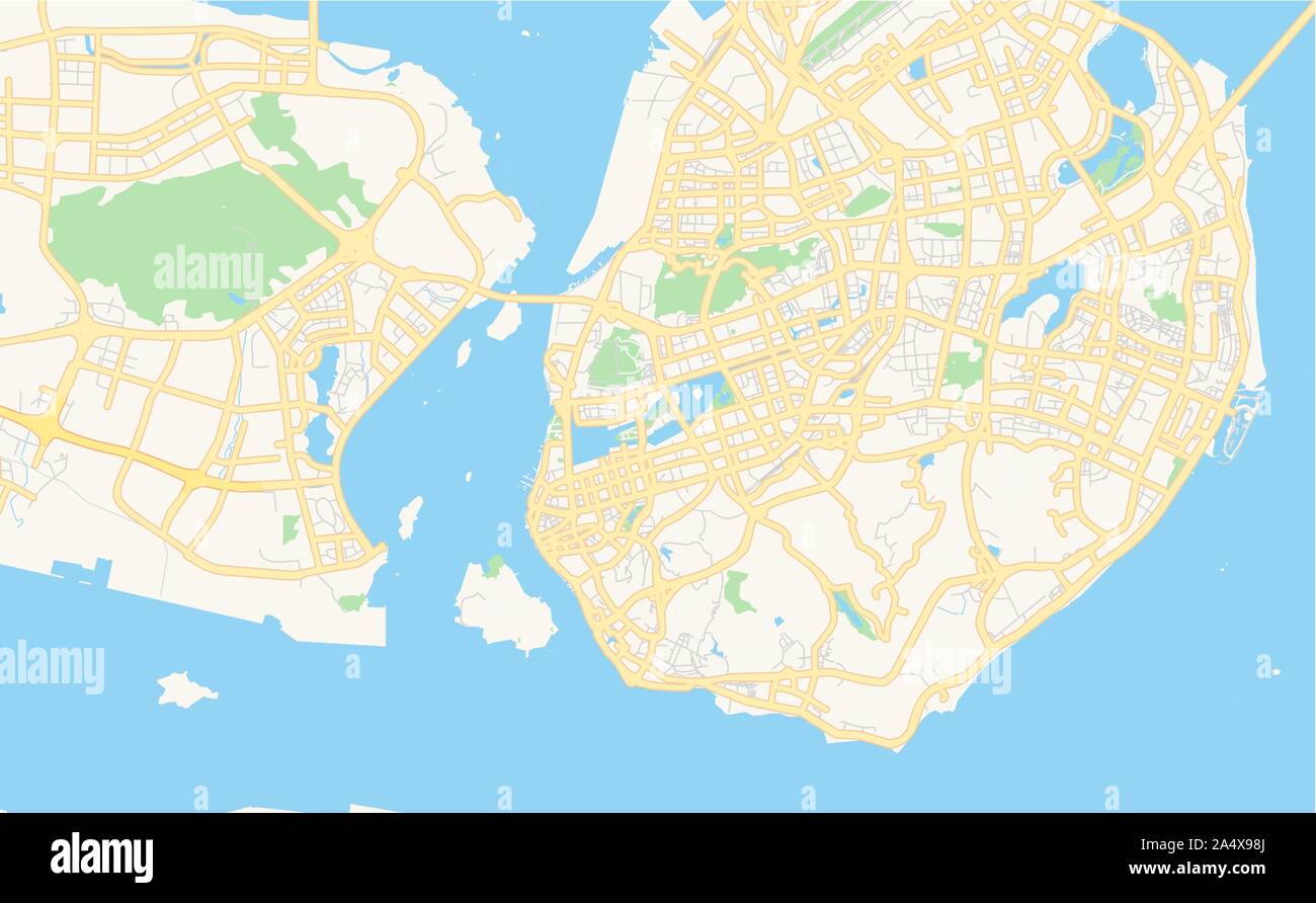 Putian China Map Fuzhou