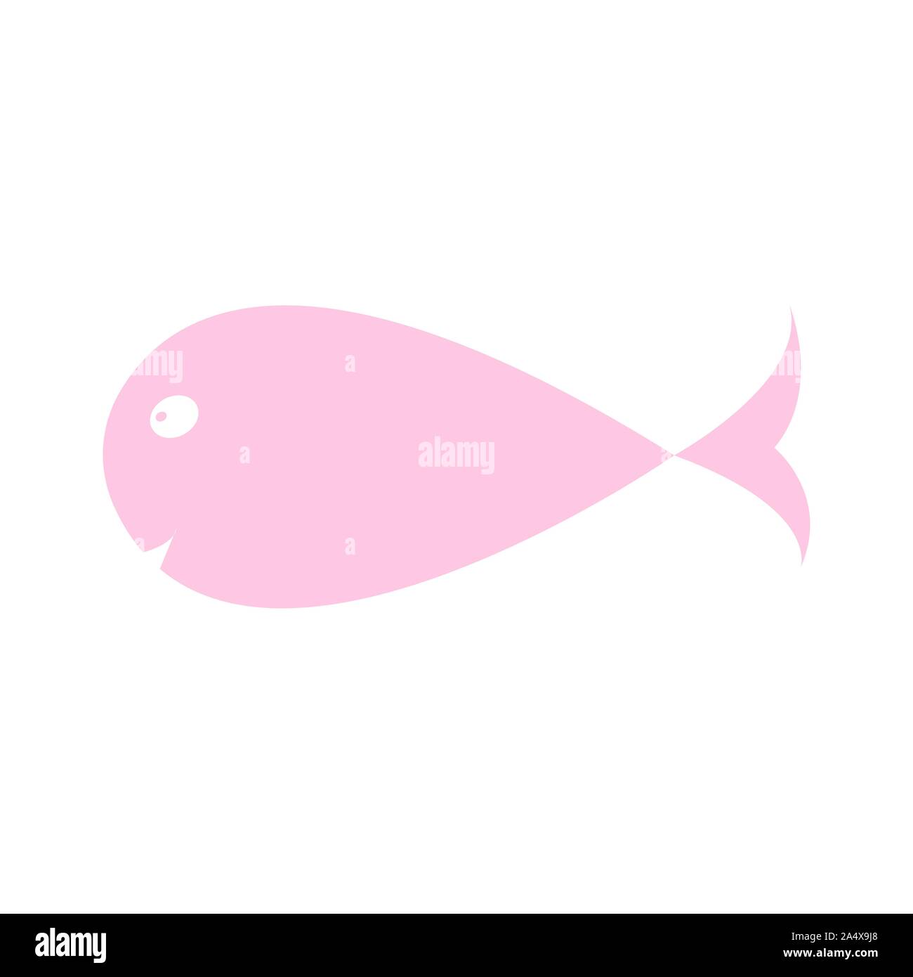 Cute fish icons showing aquatic animals with various fins, scales ...