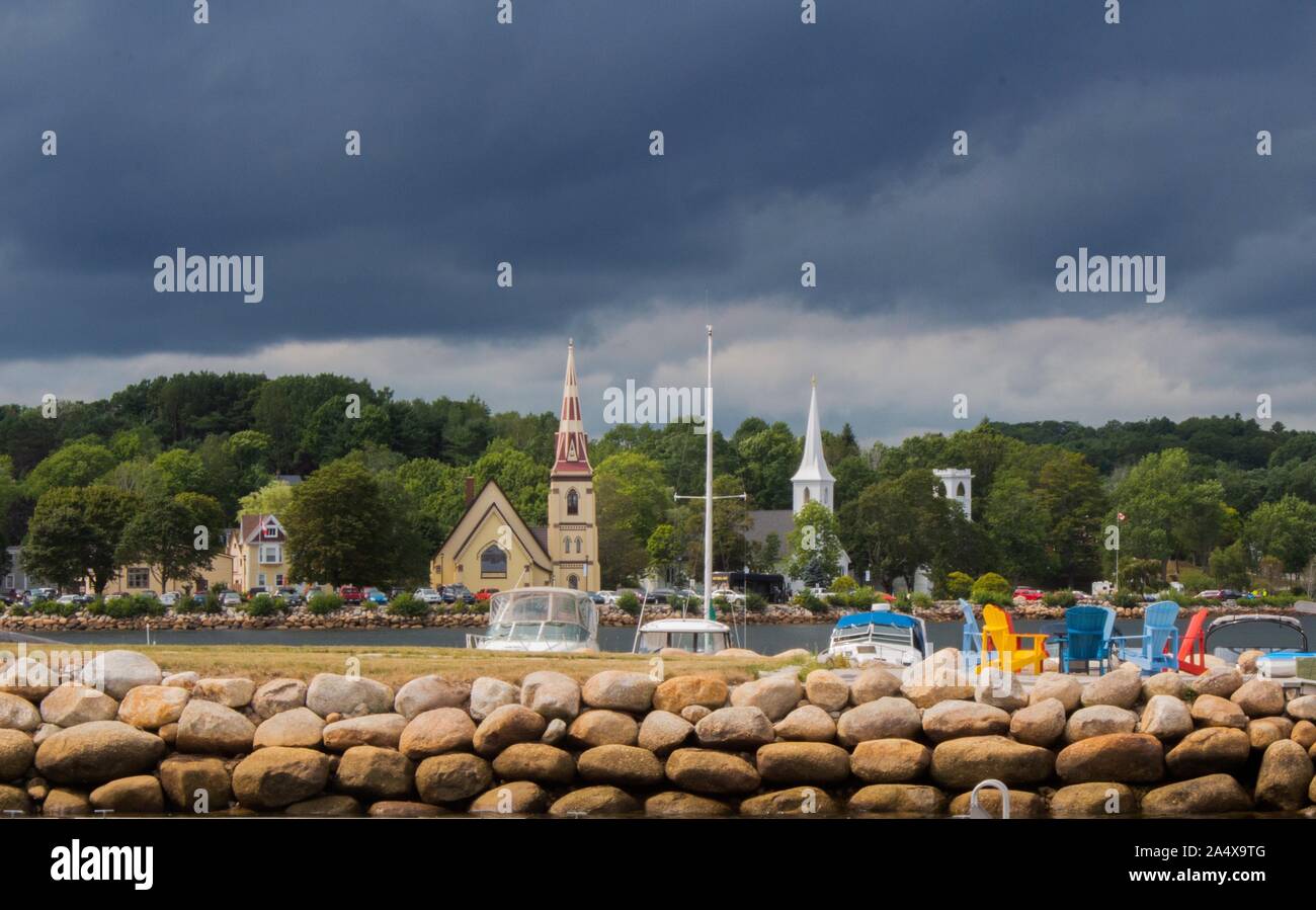 Mahone bay church hi-res stock photography and images - Alamy