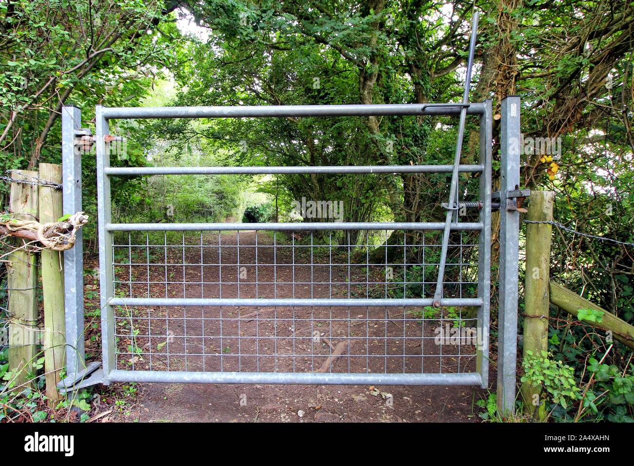 Metal five bar gate hi-res stock photography and images - Alamy
