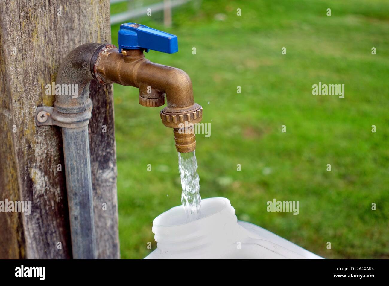 Caravan power supply campsite hi-res stock photography and images - Alamy