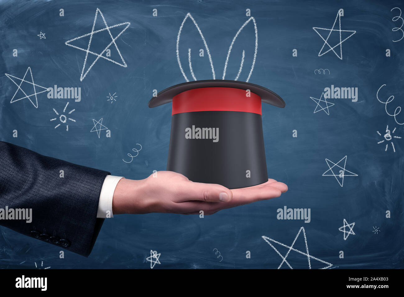 Black bunny hat hi-res stock photography and images - Alamy