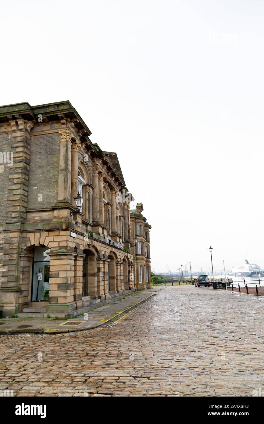 The Customs House in South Shields, England. The building served as a ...