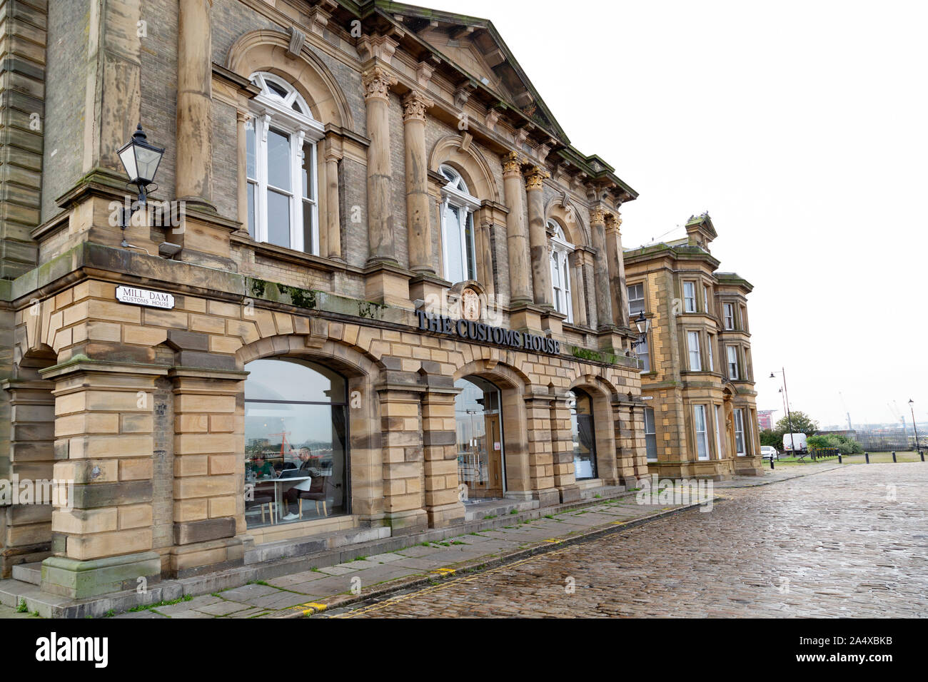 The Customs House in South Shields, England. The building served as a ...